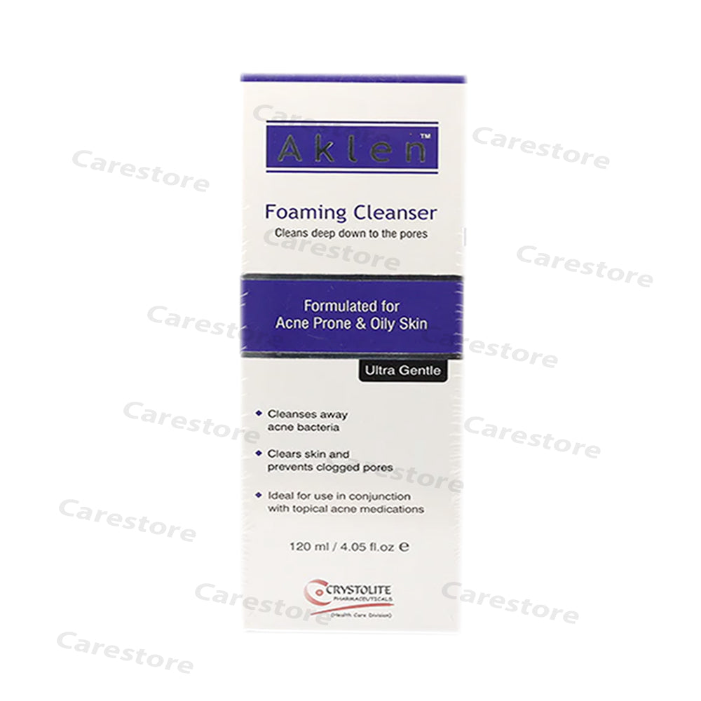 Aklen Foaming Cleanser 120ml – CareStore