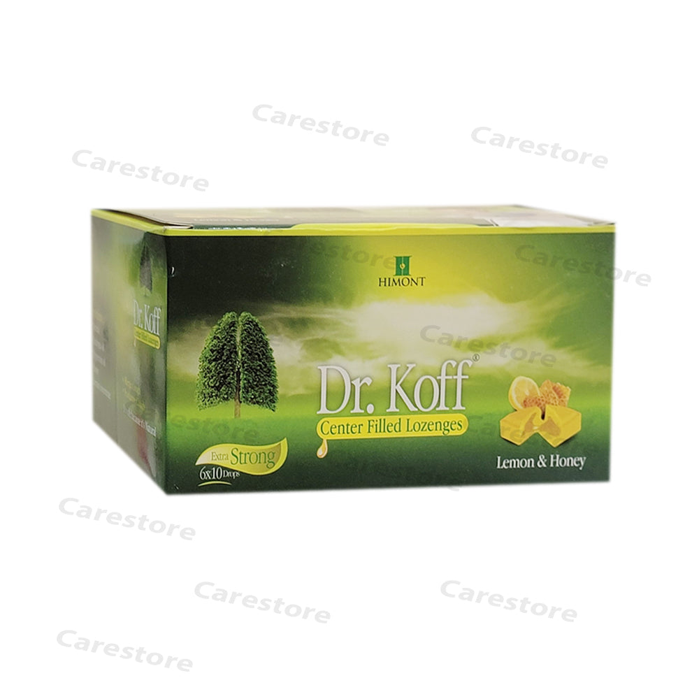 Dr.Koff Center Filled Lozenges Lemon & Honey – CareStore