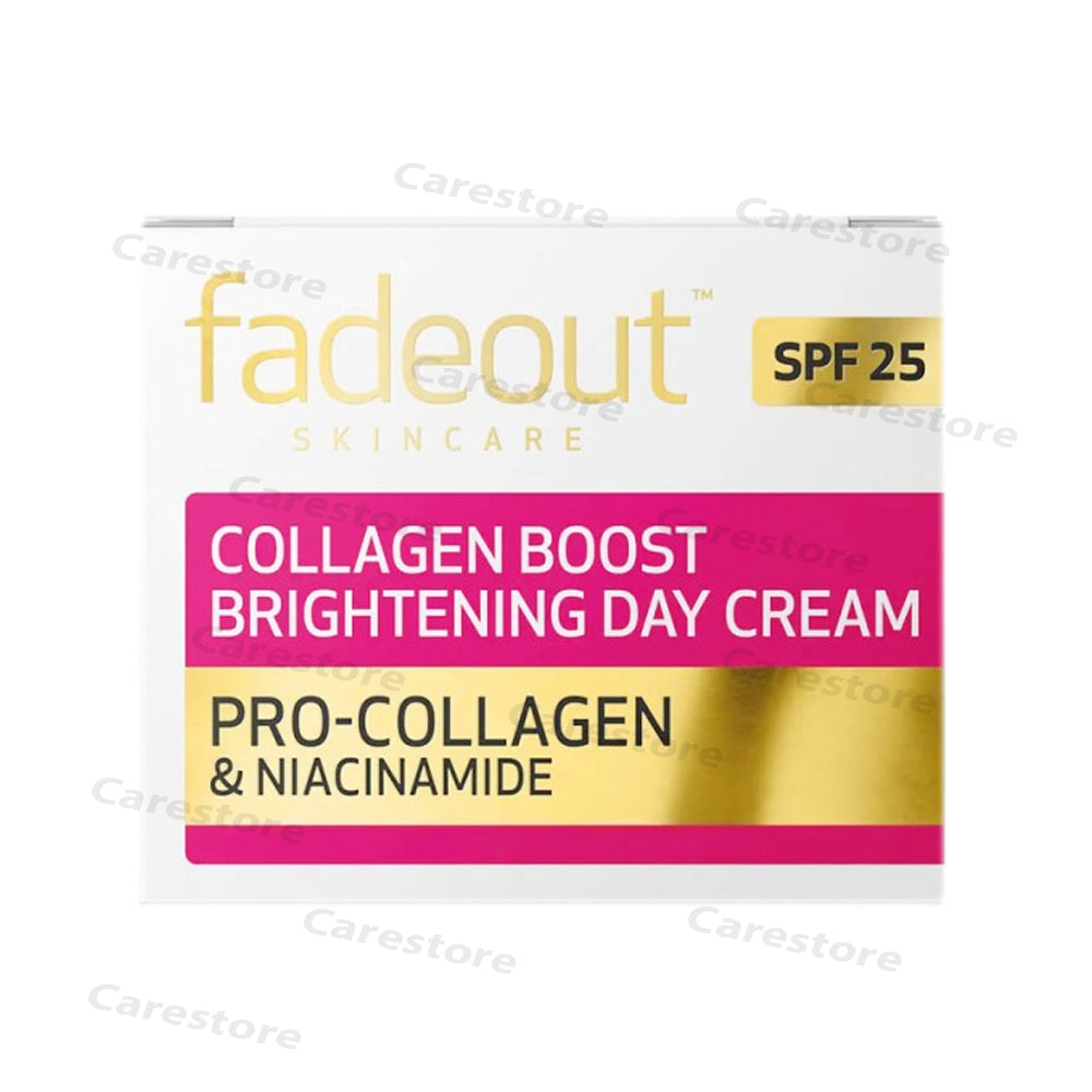 FadeOut Collagen Boost Whitening day Cream – CareStore