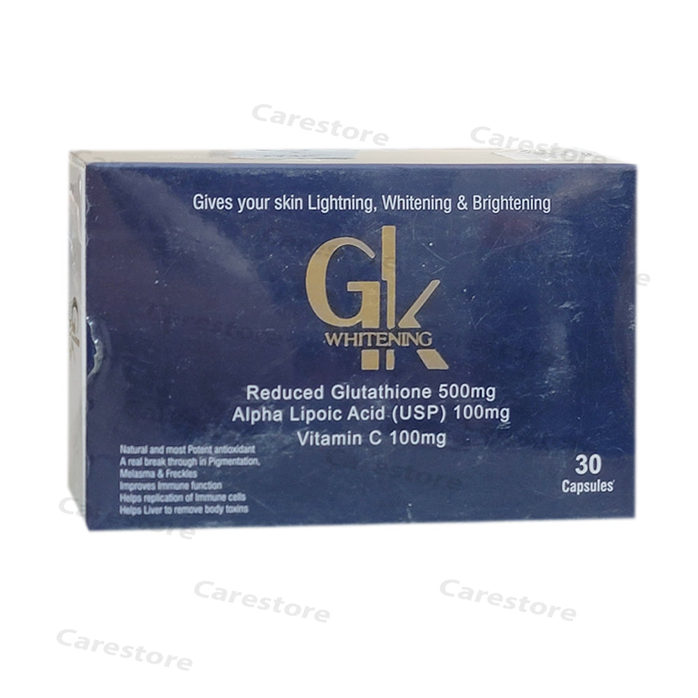 GK Whitening Capsules 500mg – CareStore
