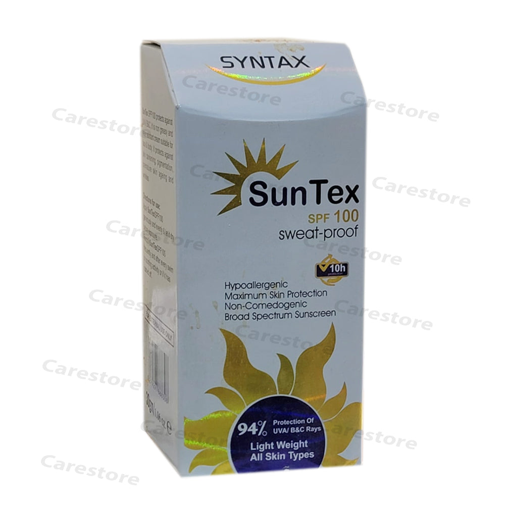 Sun Tex SPF 100 Sweat-Proof 30gm – CareStore