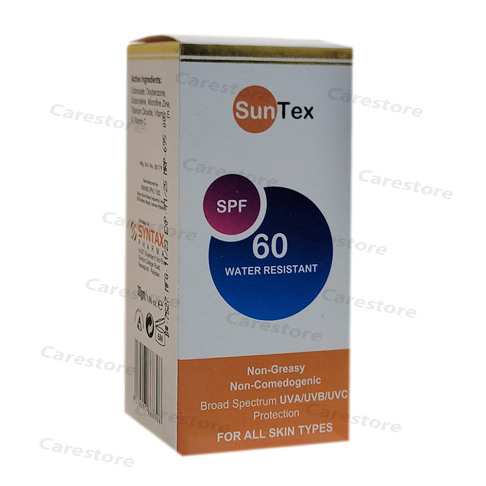 Sun Tex spf 60 Sunblock – CareStore