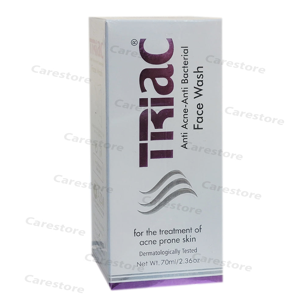 Triac Anti Acne Face Wash 70ml – CareStore