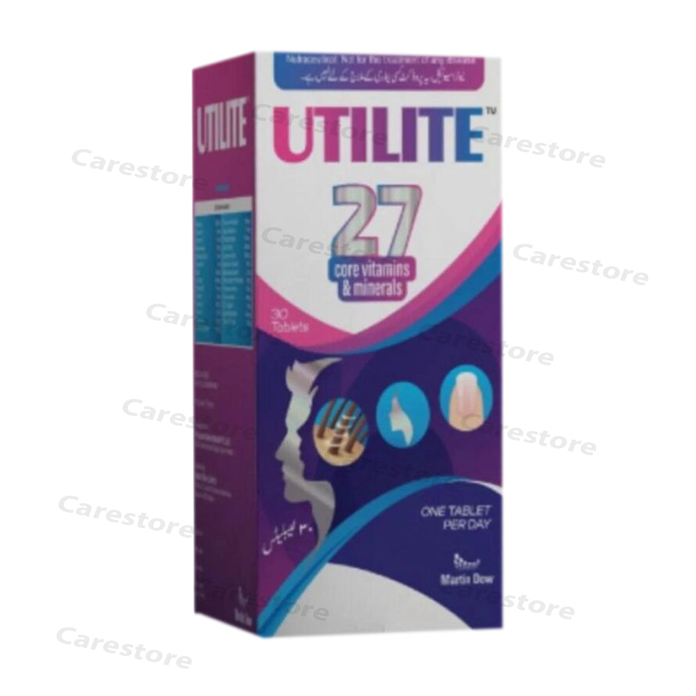 Utilite 27 Core Vitamins & Minerals Tablets – CareStore