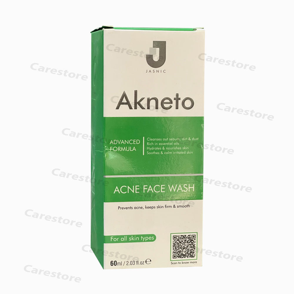 Akneto Acne Face Wash 60ml – CareStore