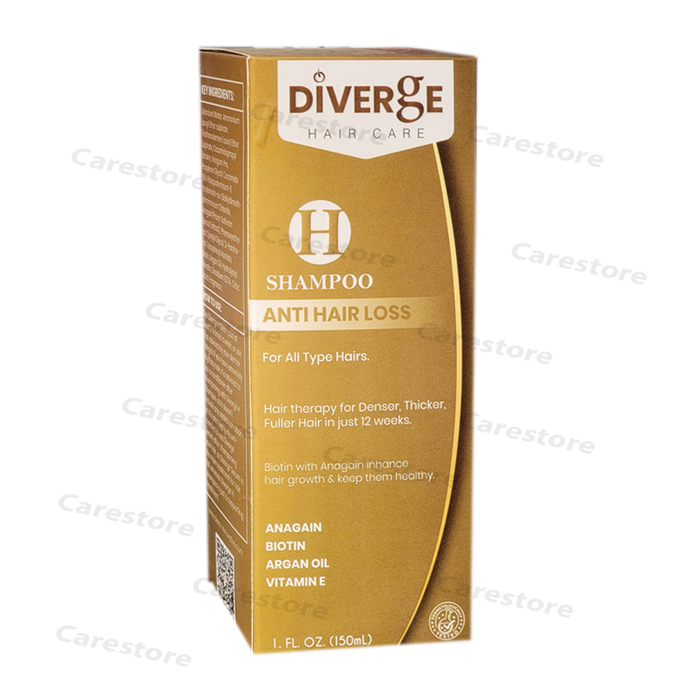 Diverge H anti hair loss shampoo 150ml – CareStore