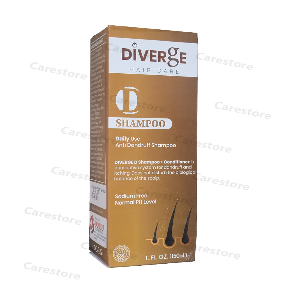 Diverge D anti dandruff shampoo 150ml – CareStore