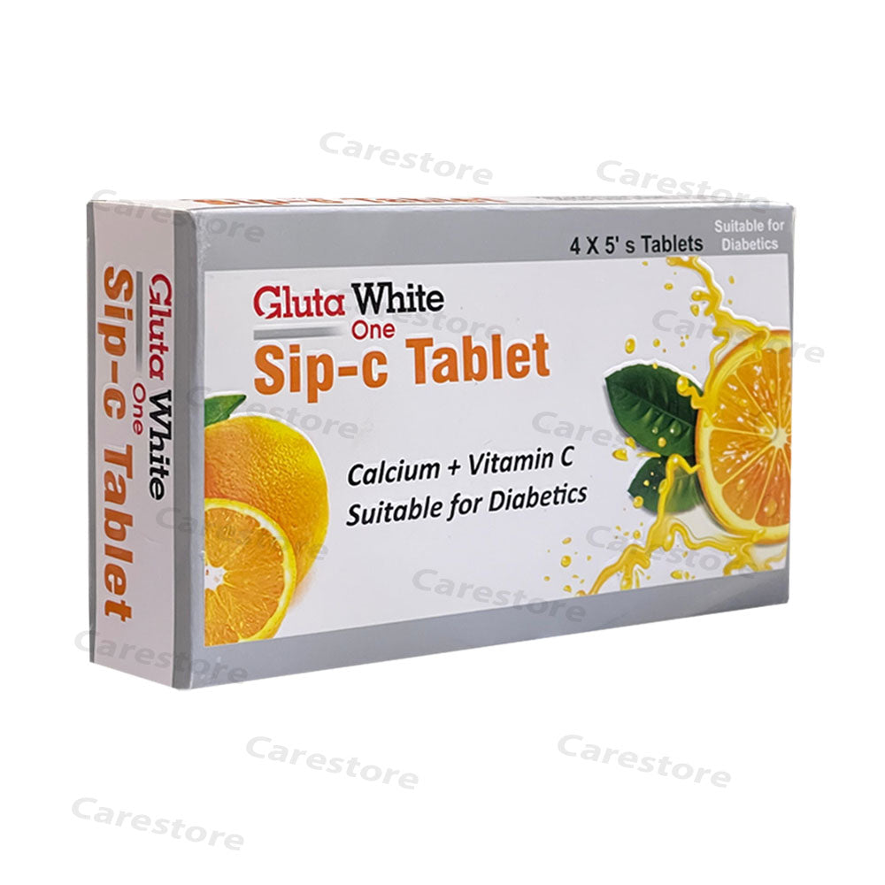Gluta White Sip-C Tablets – CareStore