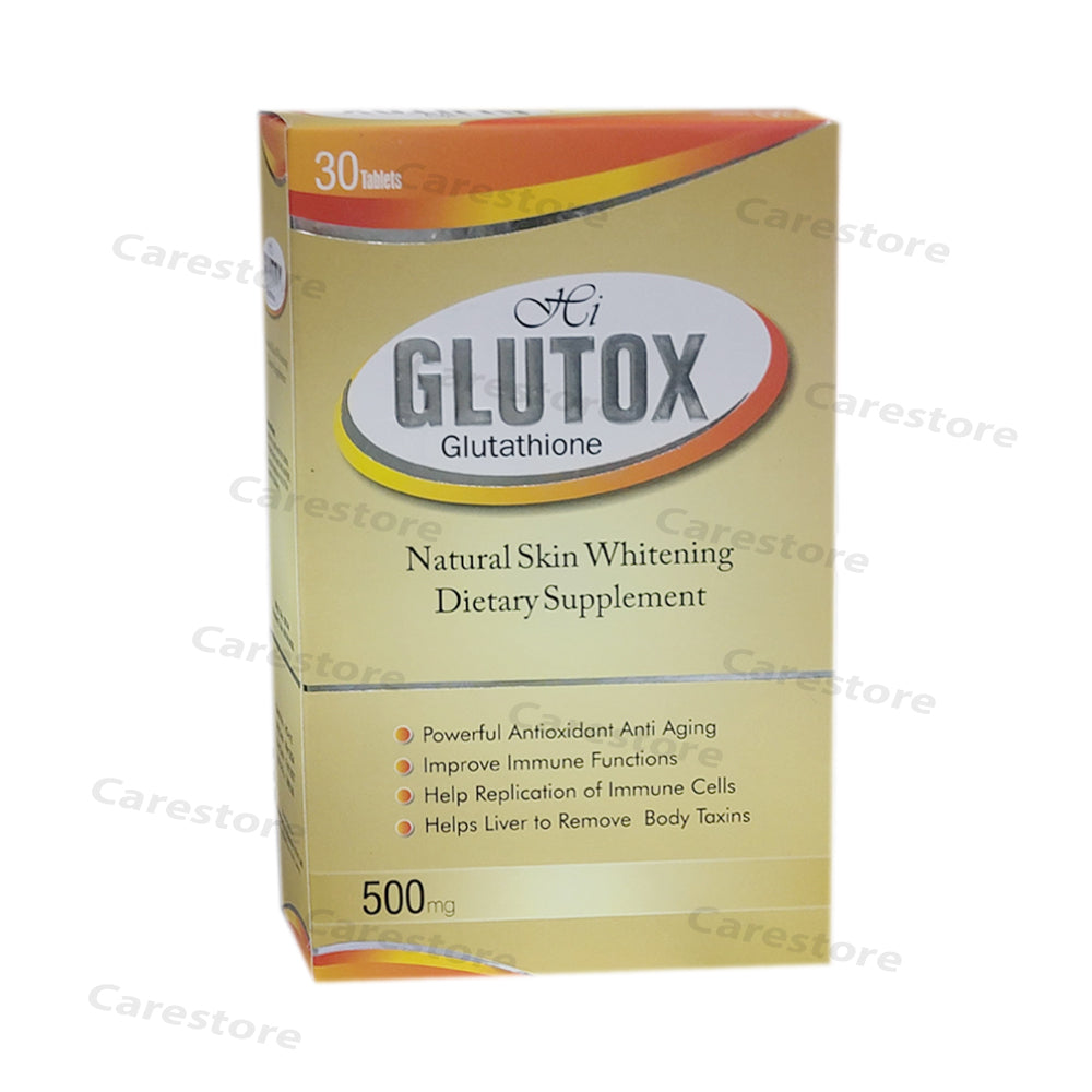 Glutox Glutathione Tablets – CareStore