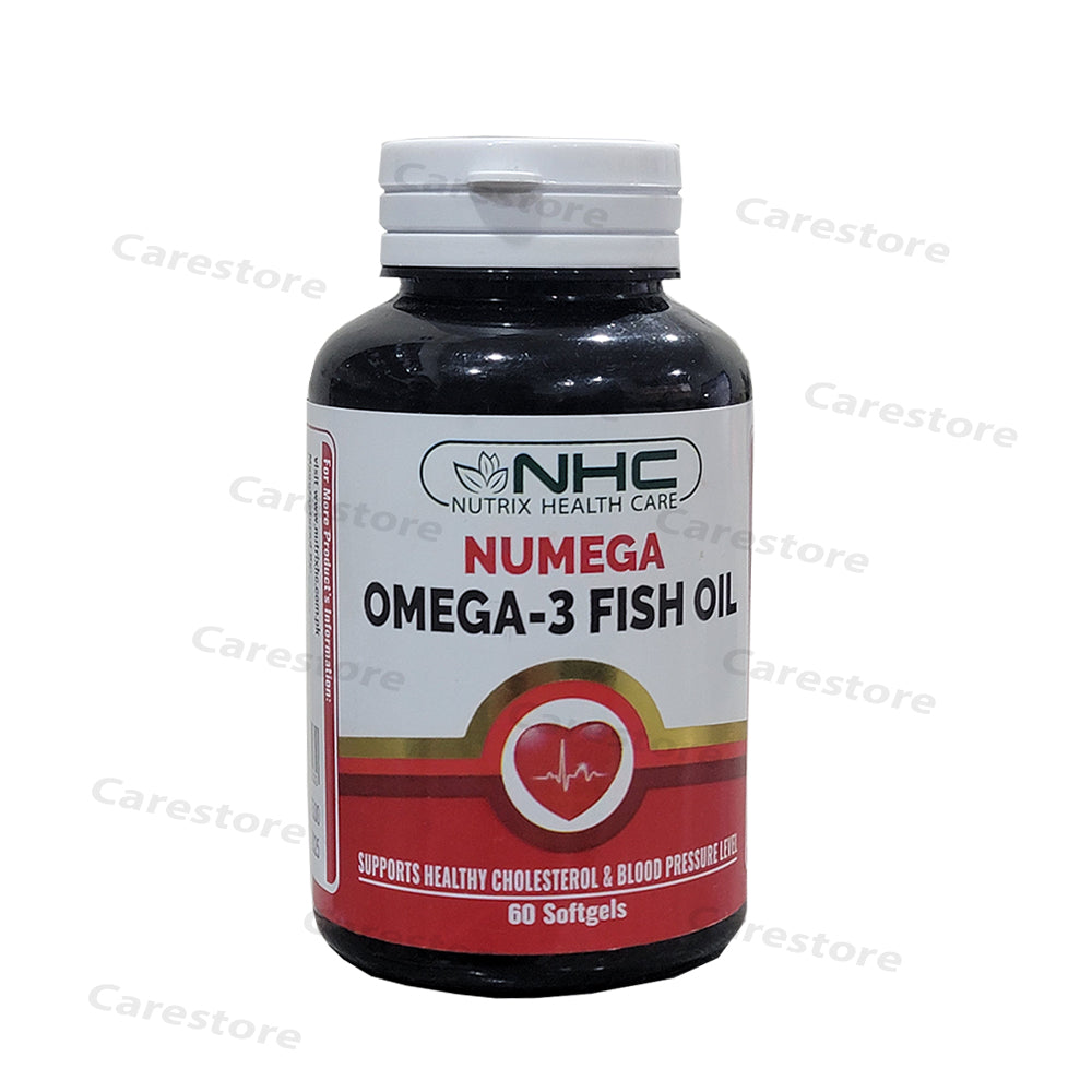 NHC Numega Omega-3 fish oil softgels – CareStore