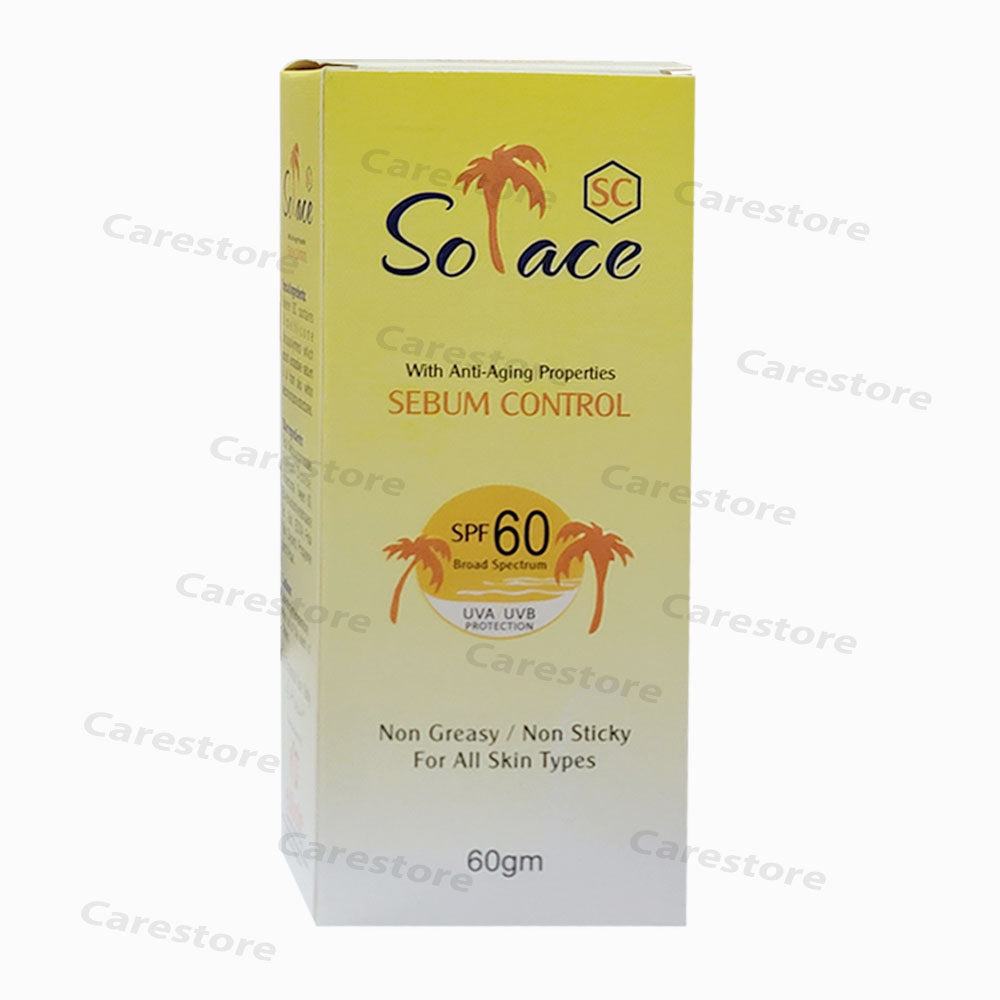 Solace Sun Block SPF60 Cream – CareStore