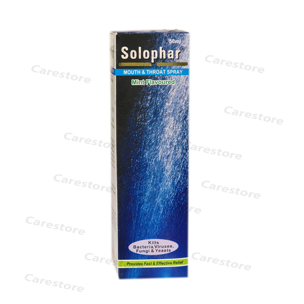 Solophar Mouth & throat Spray 50ml – CareStore