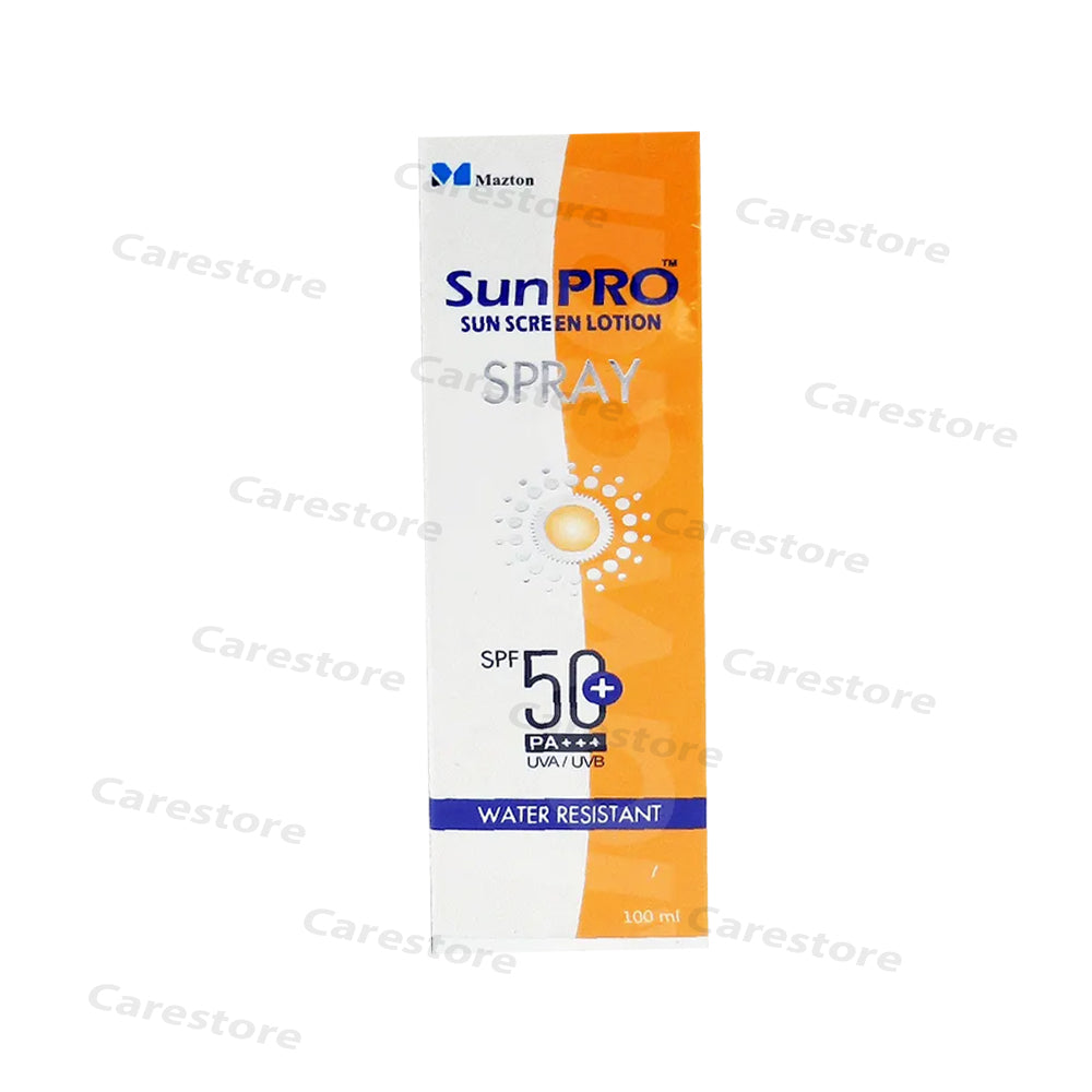 SunPRO SPF50 Spray 100ml – CareStore