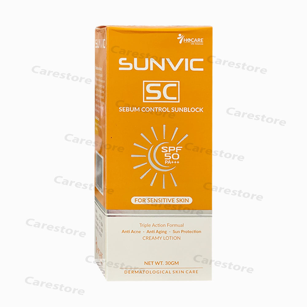 Sunvic SC SPF50 PA+++ Creamy Lotion – CareStore