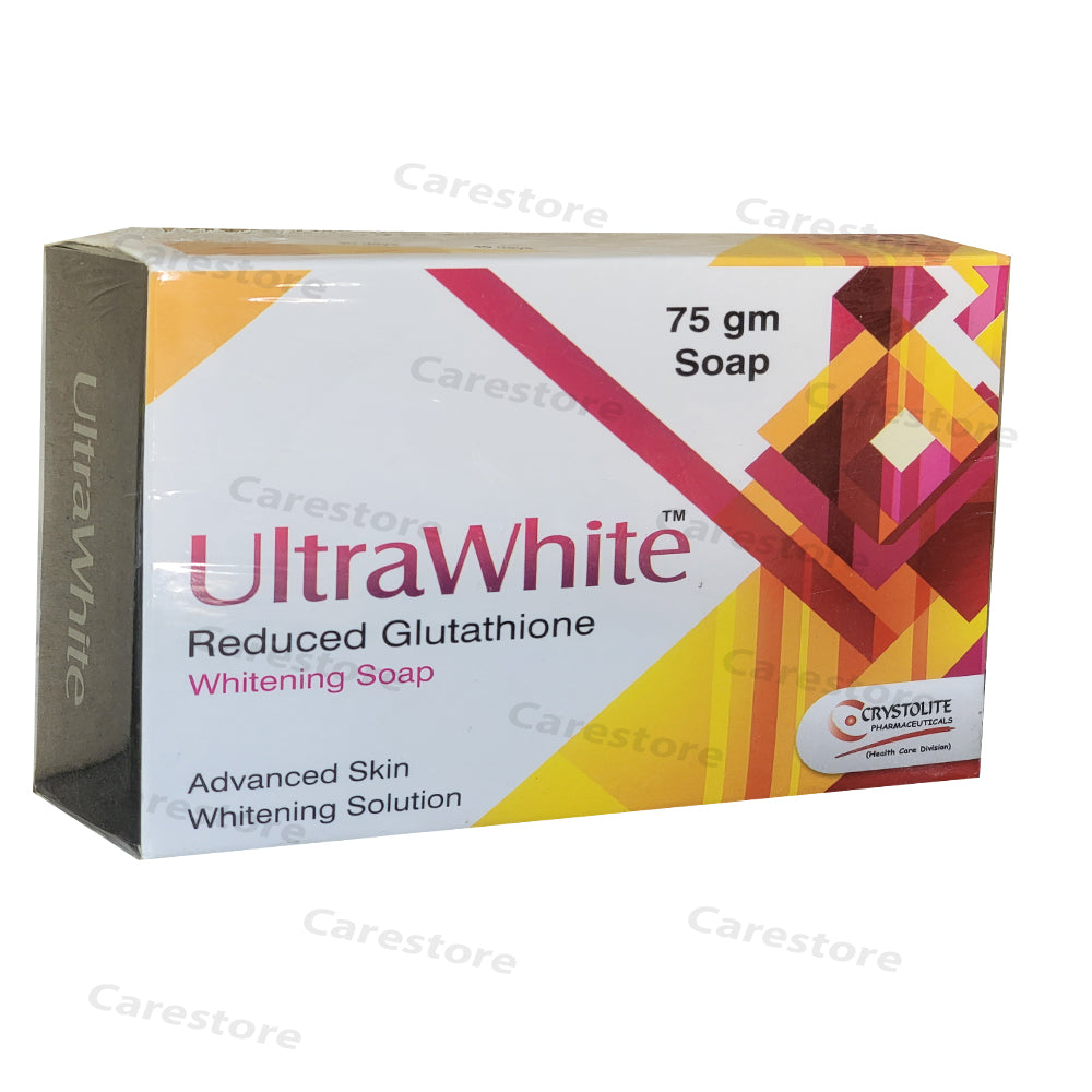 ultrawhite whitening soap 75gm – CareStore
